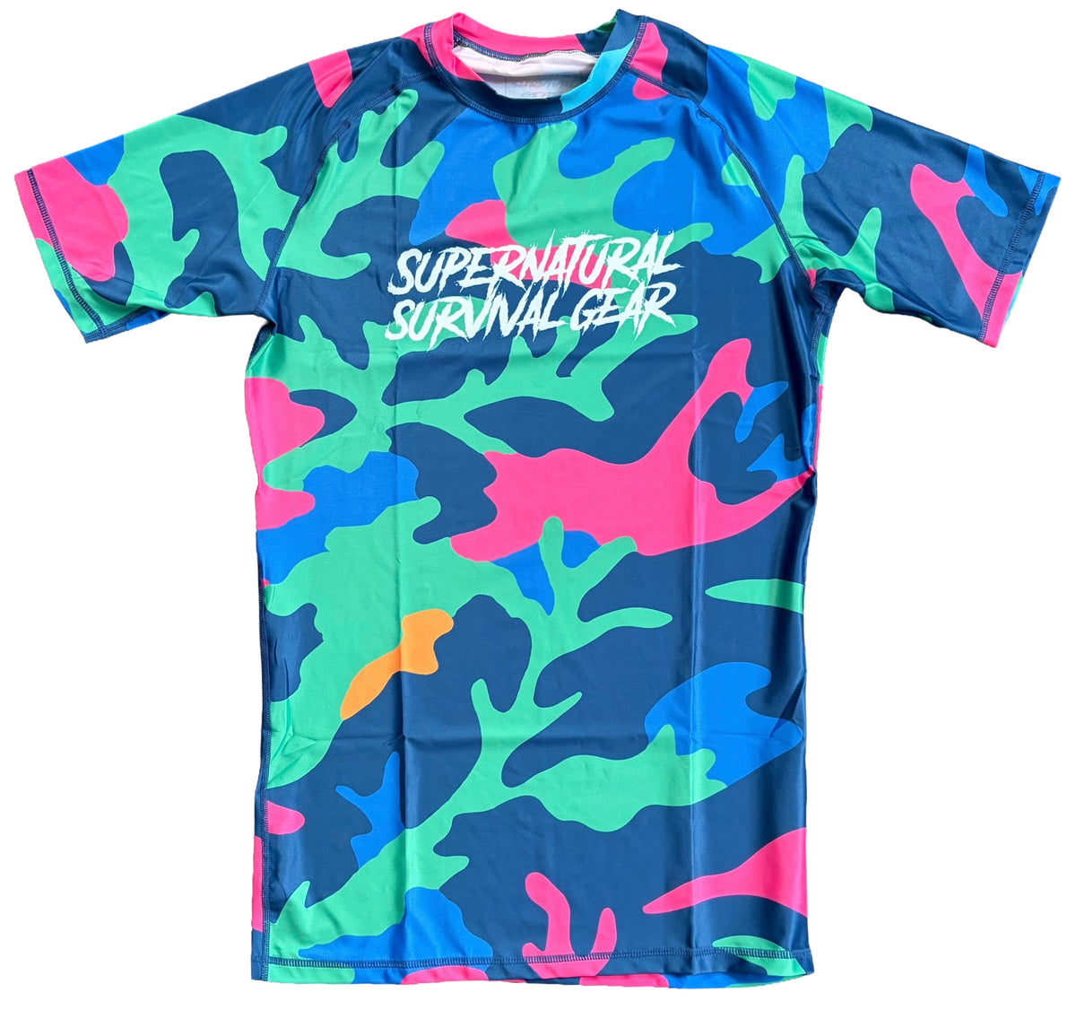 Tropical Camo Rashguard (Short-sleeve) – Supernatural Survival Gear